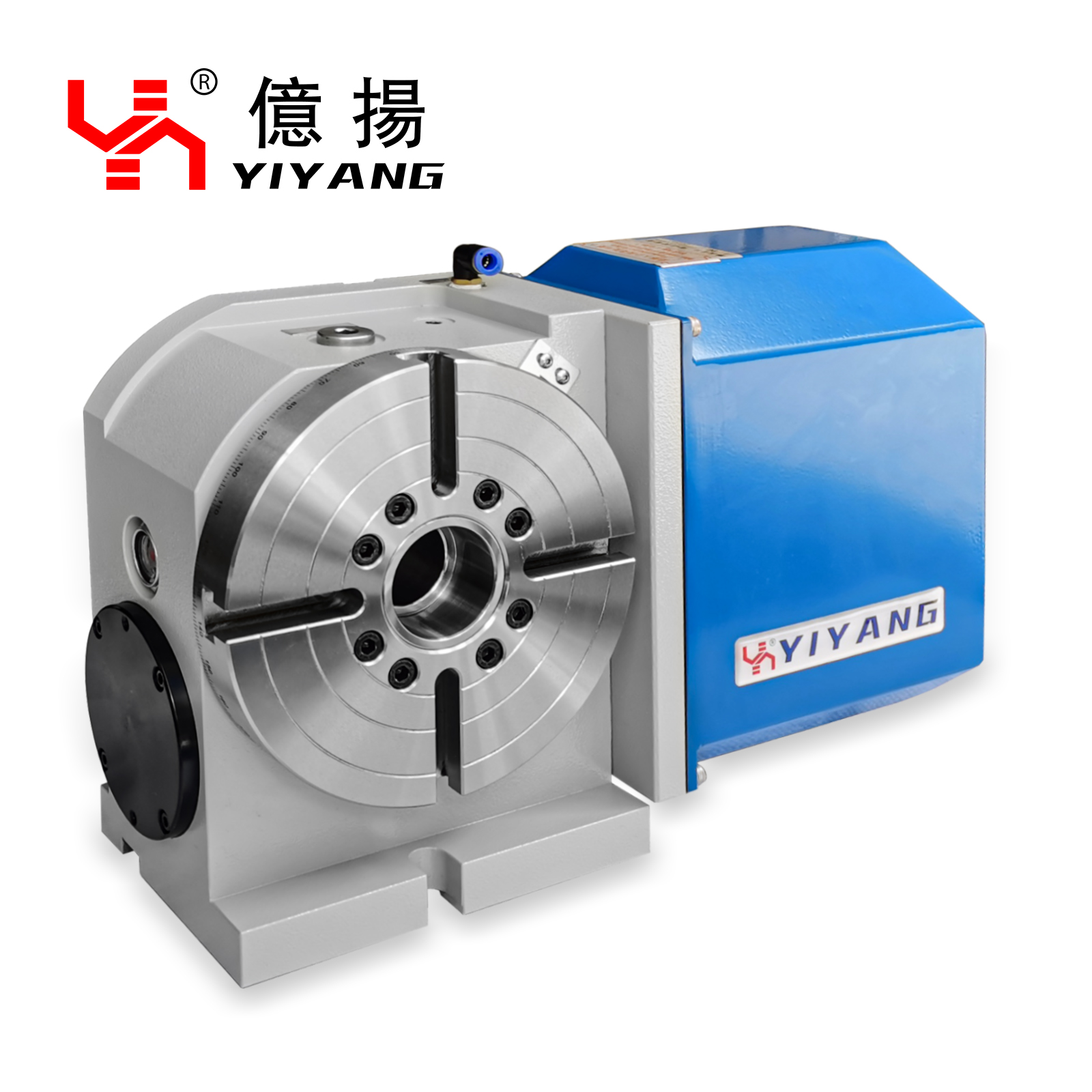 YP-200 四轴分度盘（气压锁紧）（液压锁紧可选） - 亿扬精机 数控分度盘